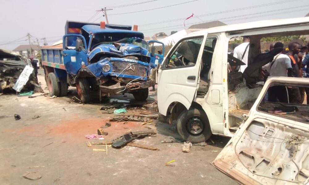 Four Travellers Die in Tipper-Bus Collision along Onitsha-Oba ...